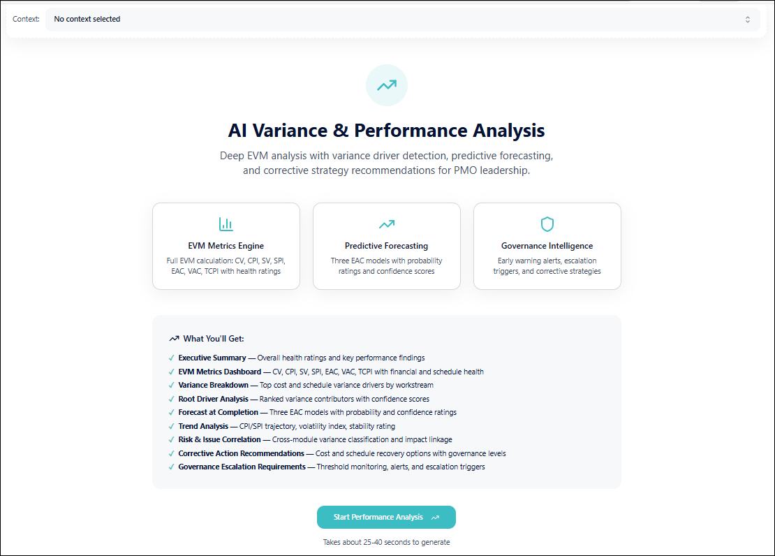 AI Variance & Performance Analysis – Techno PM - Project Management ...