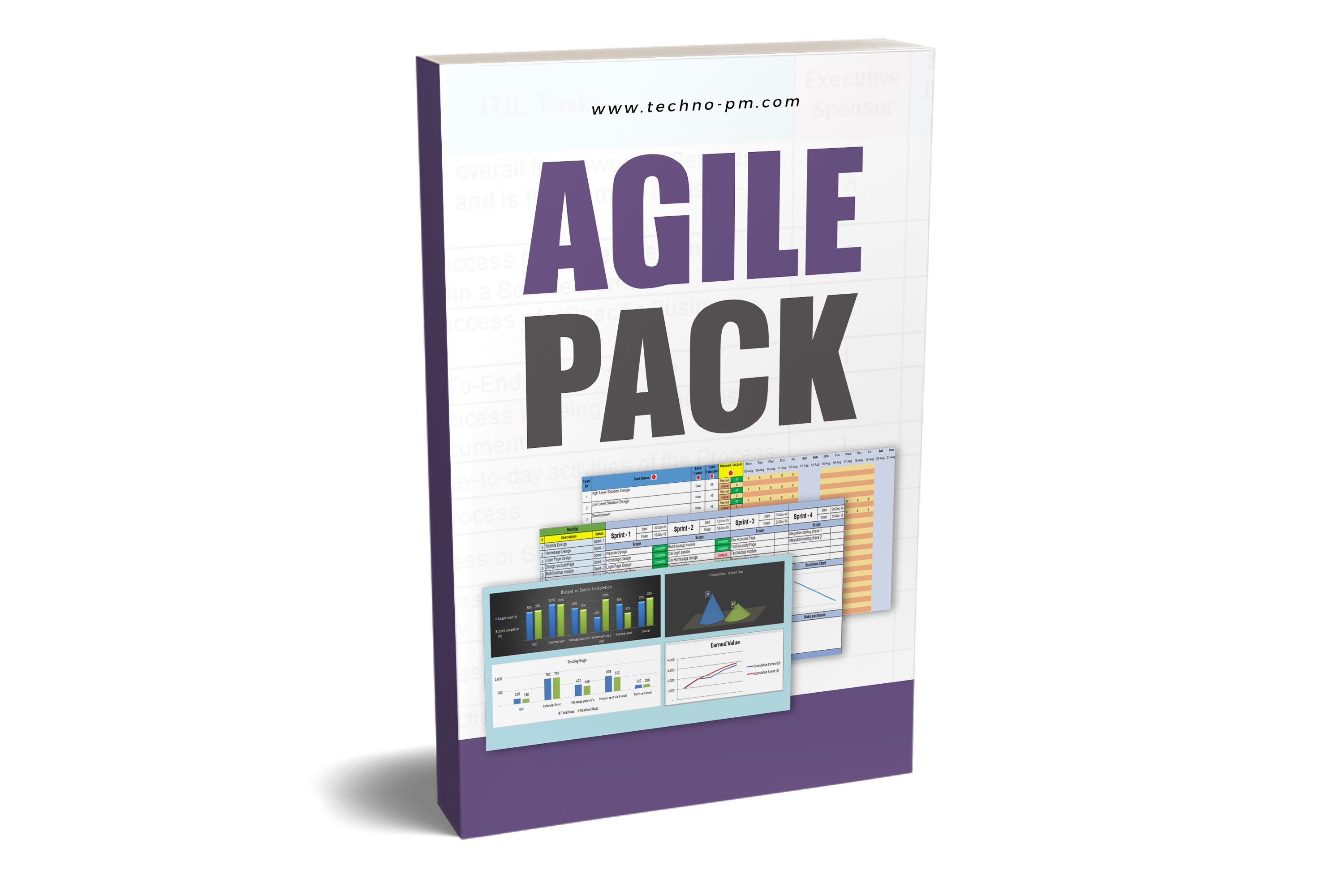 Agile Pack – Techno PM - Project Management Templates Download