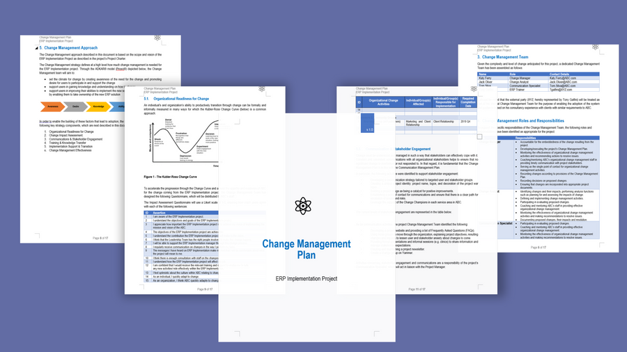Change Management Pack – Techno PM - Project Management Templates Download
