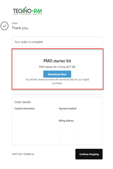 PMO Starter Kit – Techno PM - Project Management Templates Download