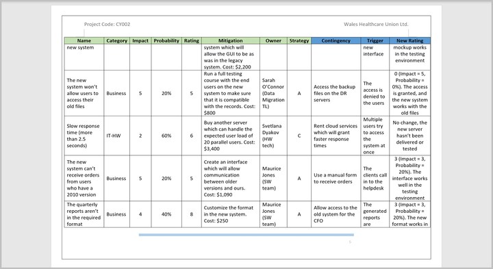 RAID Management Pack – Techno PM - Project Management Templates Download