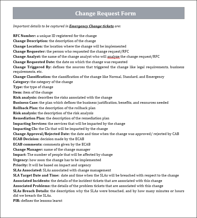 Change Management Templates Bundle – Techno PM - Project Management ...