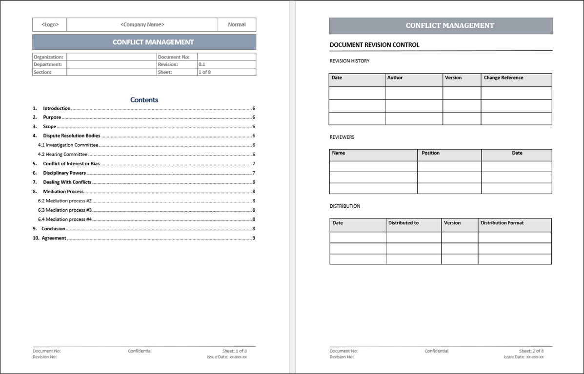 Conflict Management – Techno PM - Project Management Templates Download