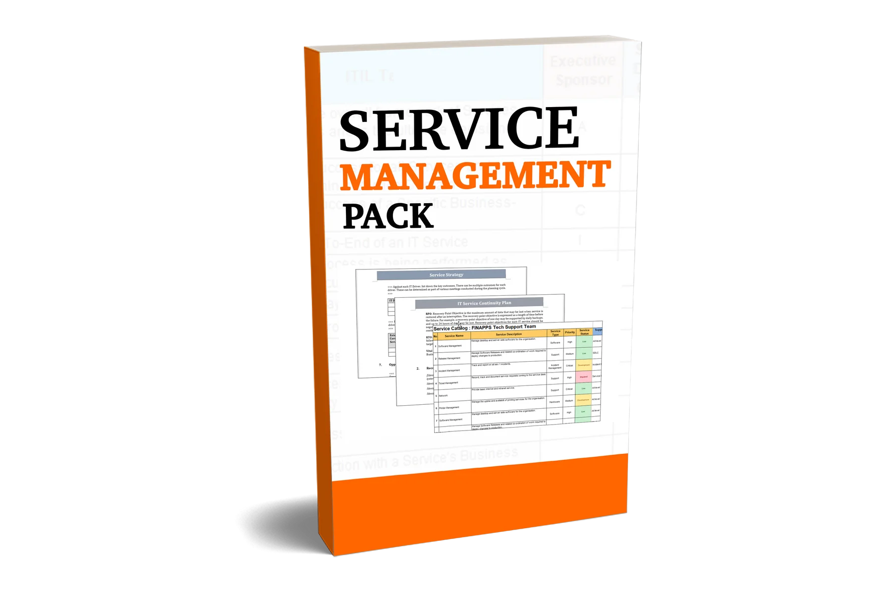 Service Management Templates Bundle – Techno PM - Project Management ...