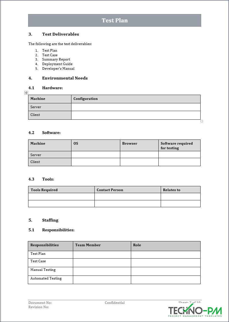 Project Testing Toolkit – Techno PM - Project Management Templates Download