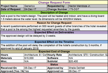 Generic Change Request Template – Techno PM - Project Management ...