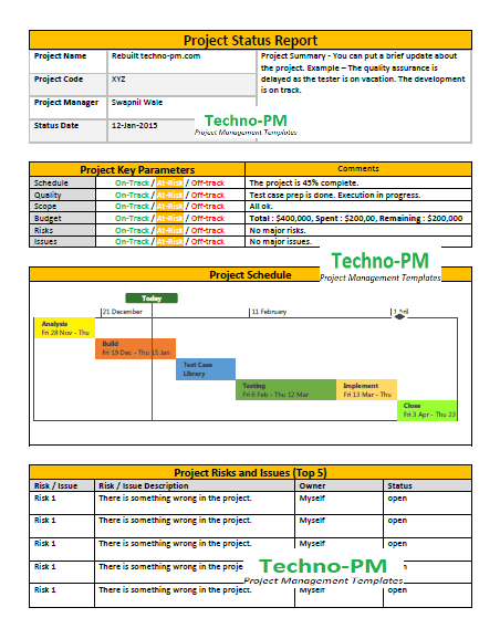 The MEGA Bundle (7 in 1) – Techno PM - Project Management Templates ...
